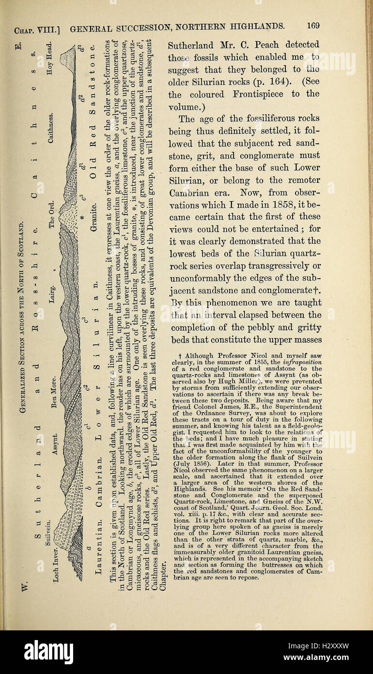 This page from 'Siluria' presents a detailed description of the ...