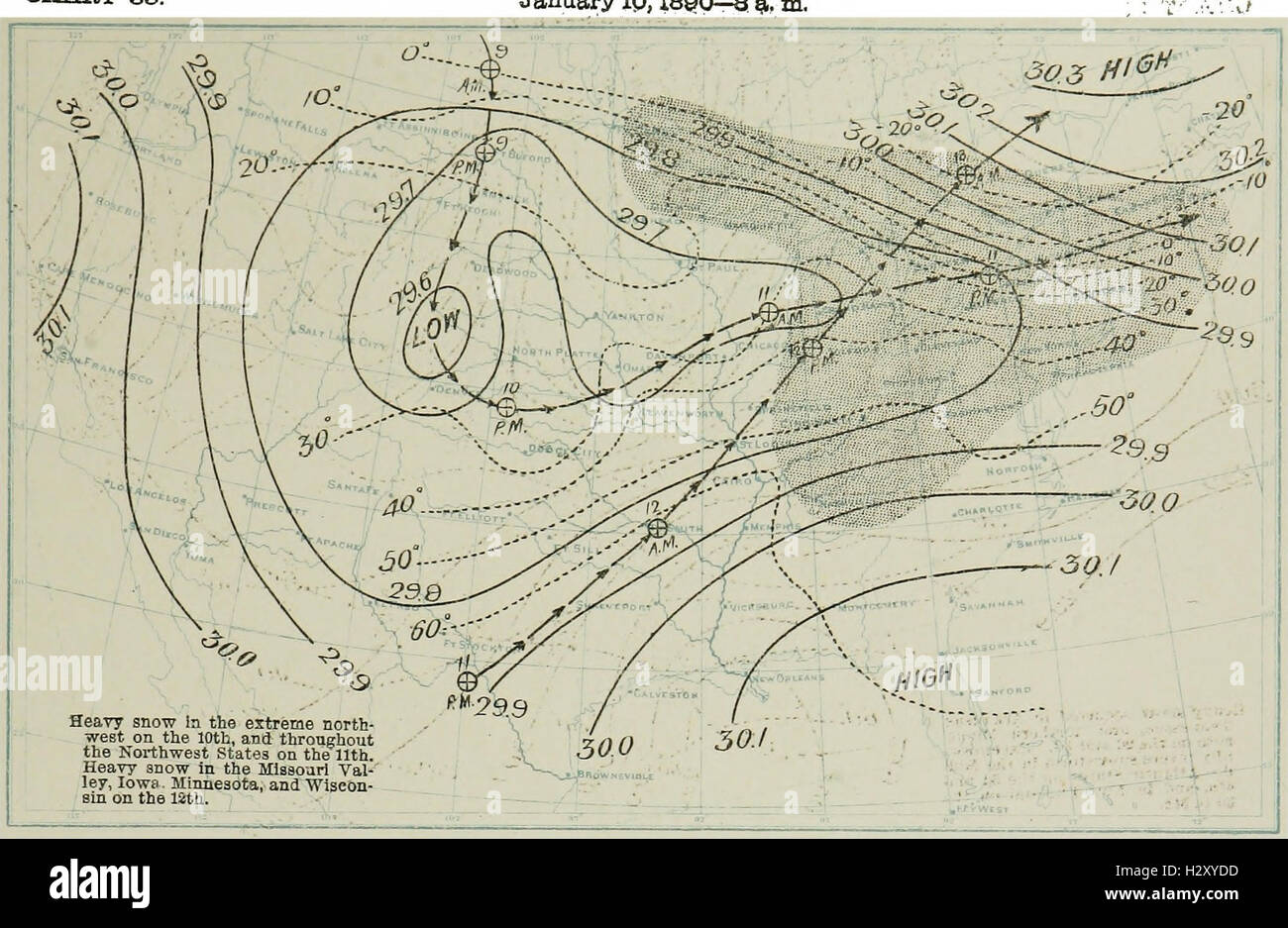 A study published by the Weather Bureau, analyzing weather types and ...