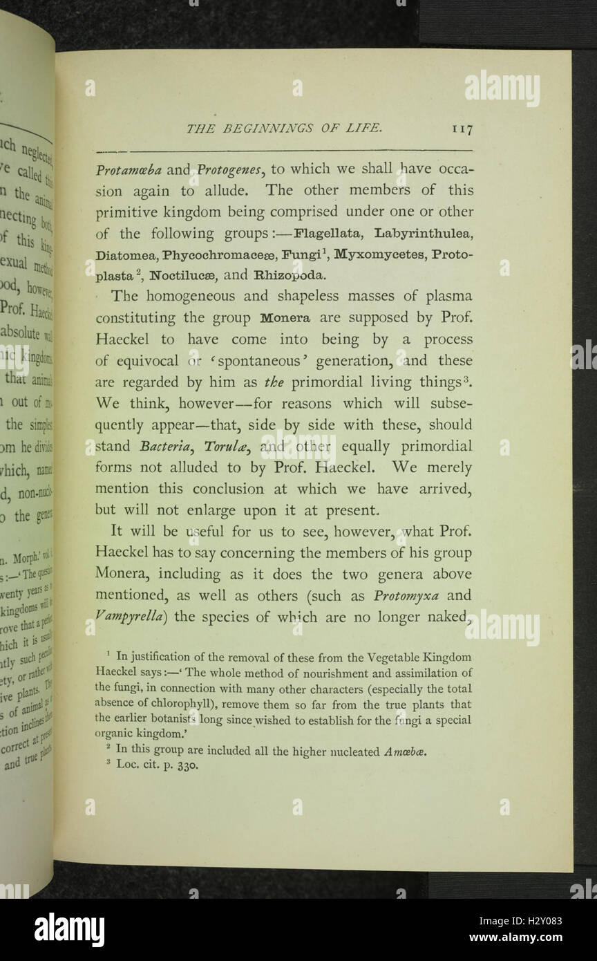 This work discusses the origins of life on Earth, providing early ...