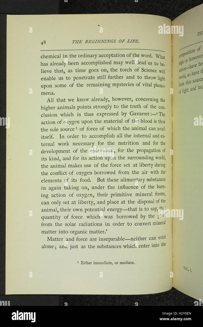 This work explores early theories on the origin of life, focusing on ...