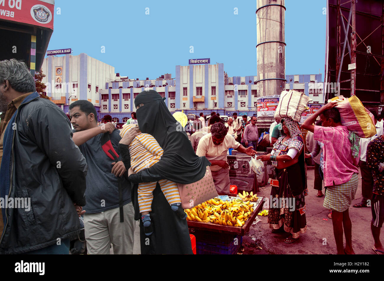 Secunderabad railway station hi-res stock photography and images - Alamy