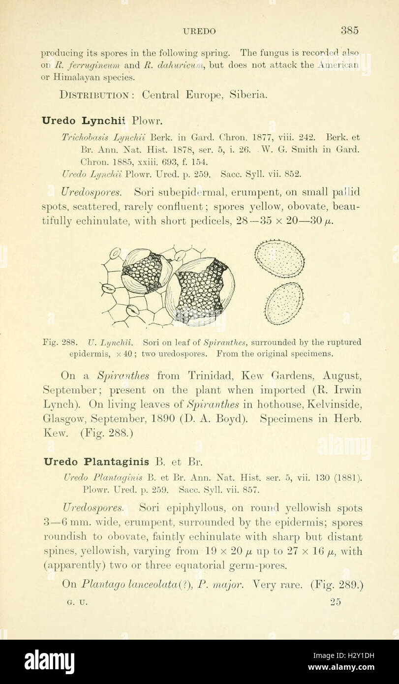 'The British Rust Fungi' is a detailed work on Uredinales, a class of ...