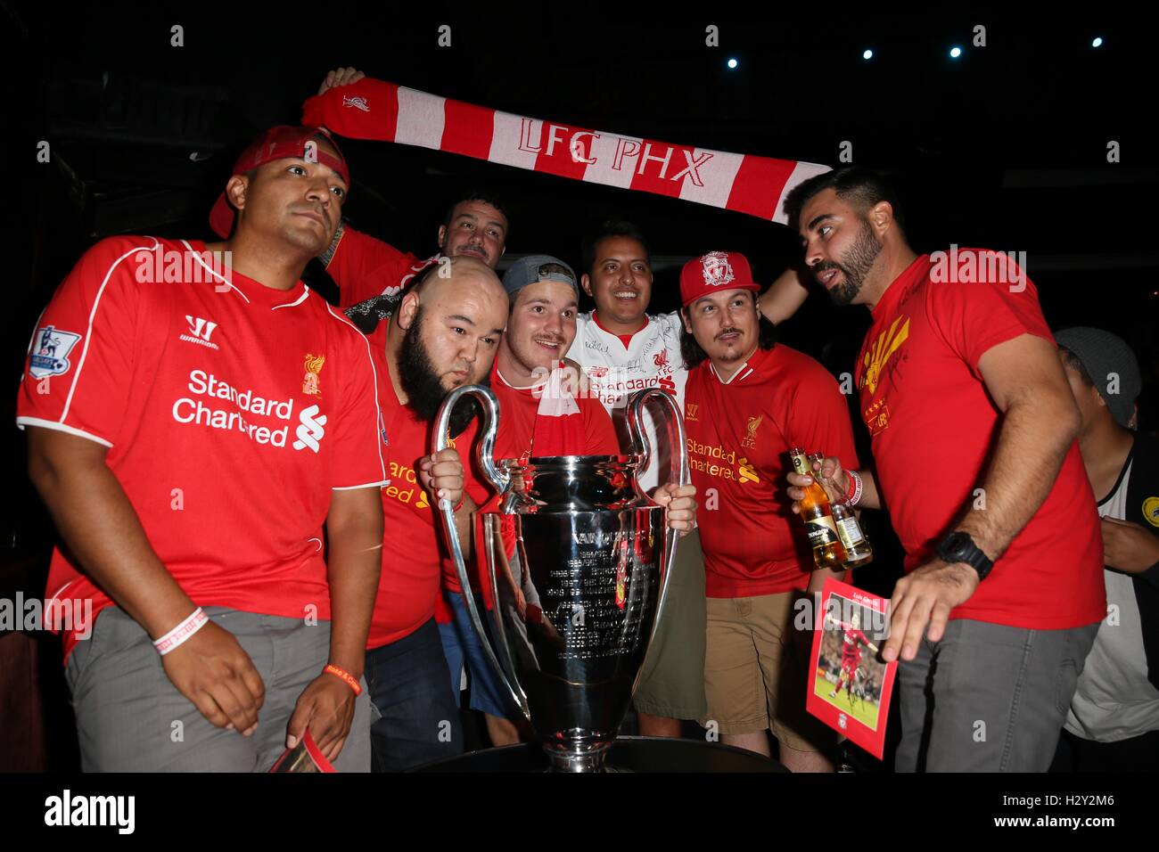 LFC Legends in Hollywood, hosted by TV presenter Peter Mcdowell ...