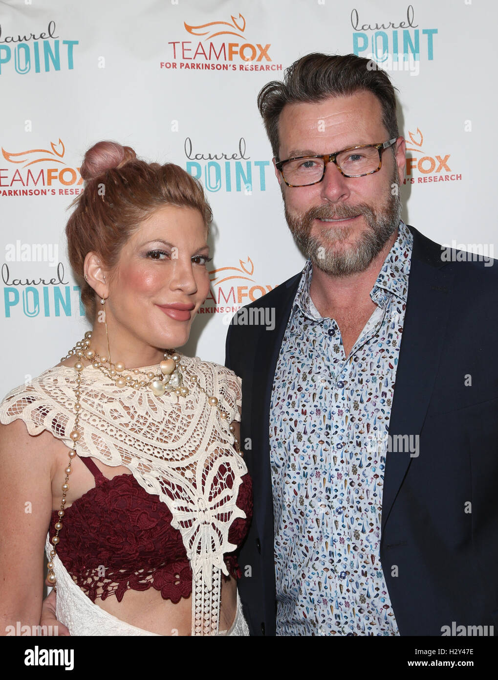 Raising The Bar To End Parkinson's - Arrivals Featuring: Tori Spelling ...