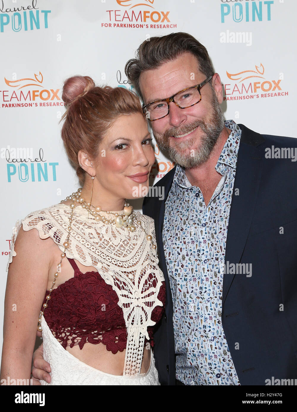Raising The Bar To End Parkinson's - Arrivals Featuring: Tori Spelling ...