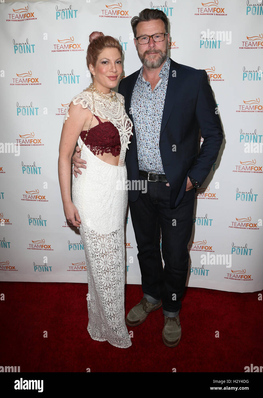 Raising The Bar To End Parkinson's - Arrivals Featuring: Tori Spelling ...