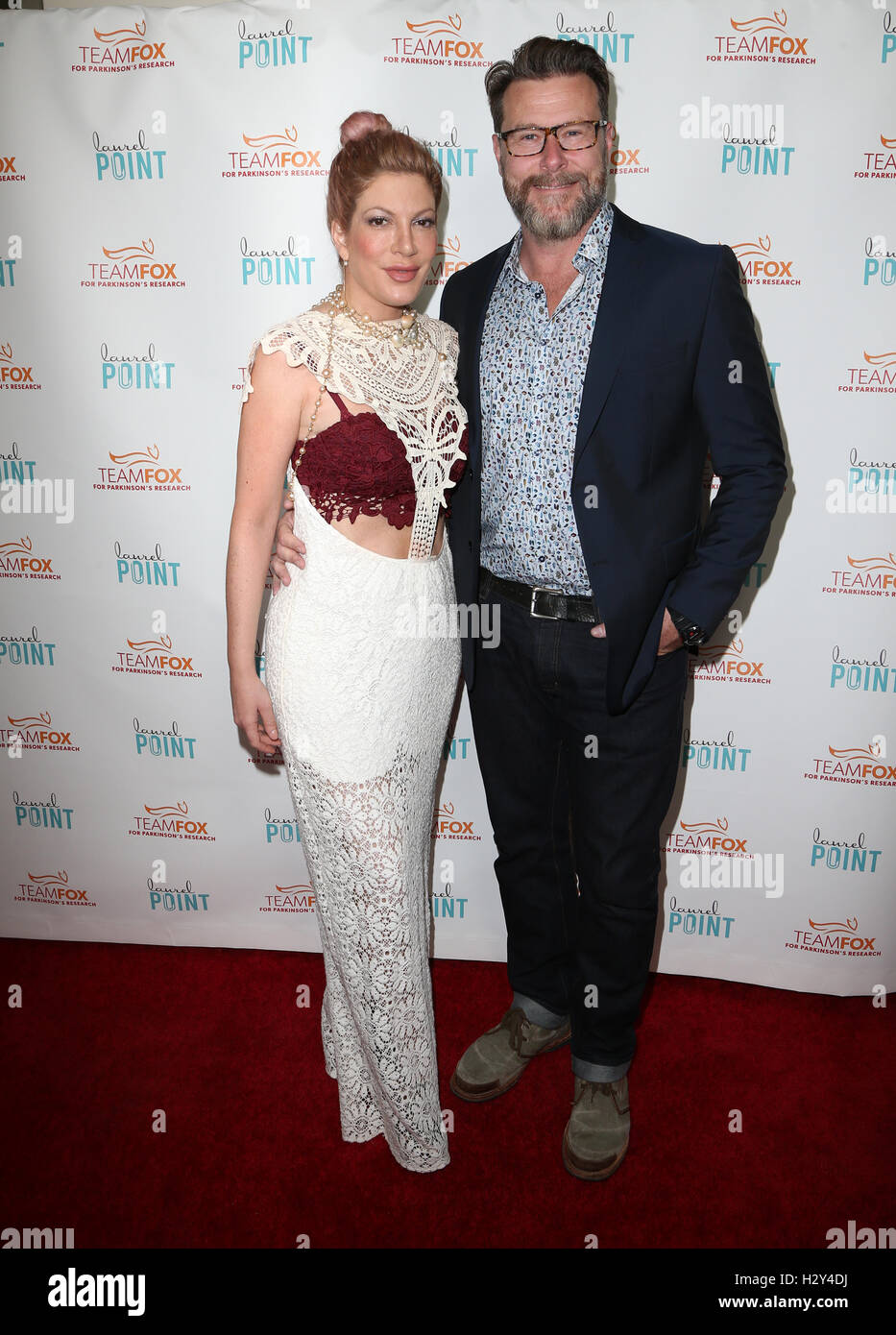 Raising The Bar To End Parkinson's - Arrivals Featuring: Tori Spelling ...