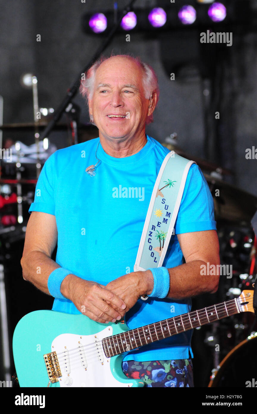 Jimmy Buffett performing live on NBC's 'Today' show as part of the ...