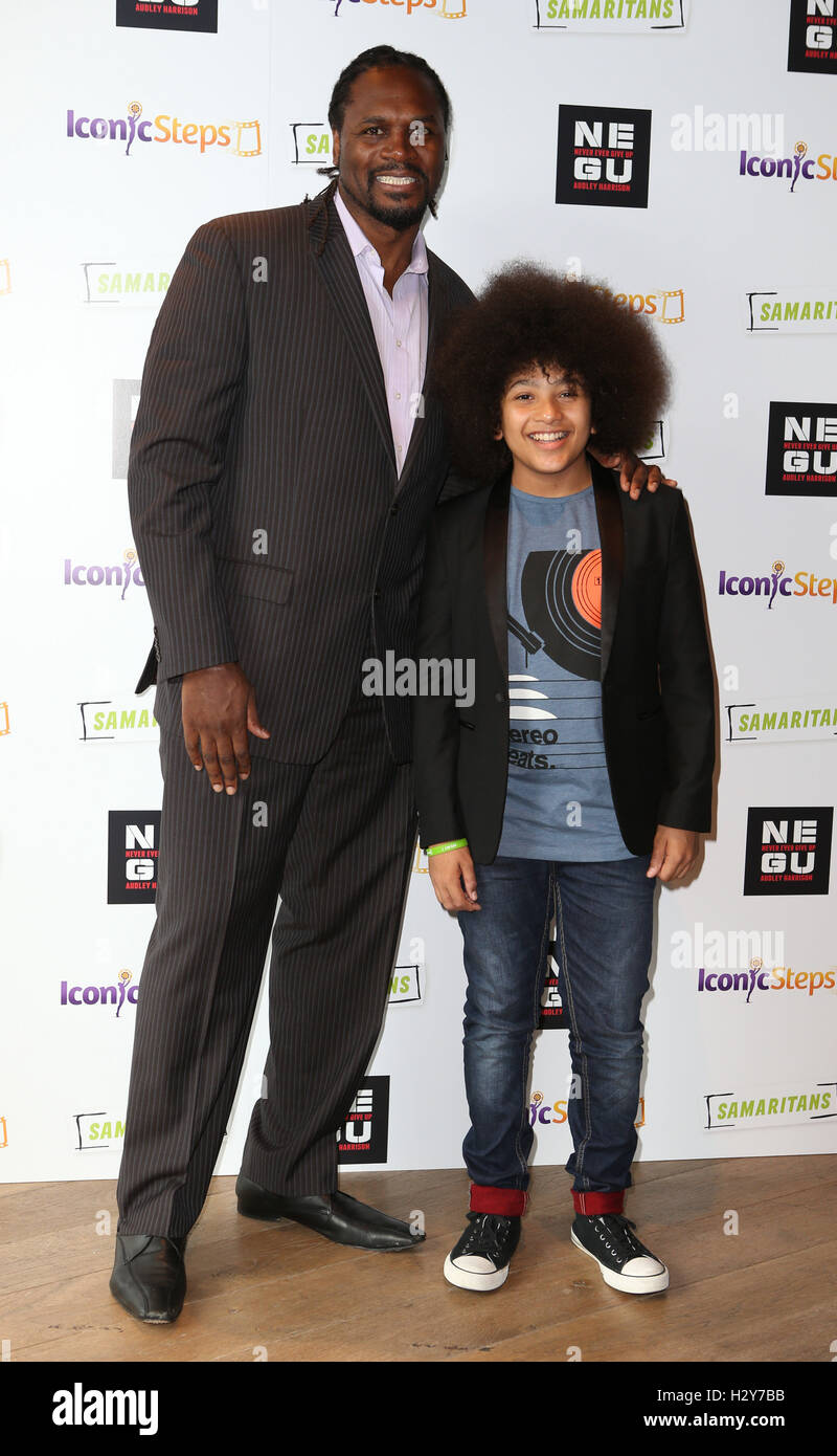 Guests attend Audley Harrison and The Samaritans Premiere Screening of ...