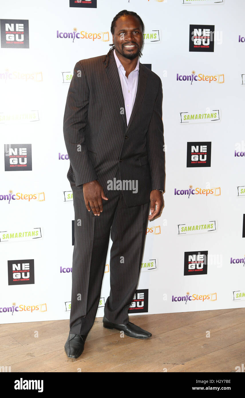 Guests attend Audley Harrison and The Samaritans Premiere Screening of ...