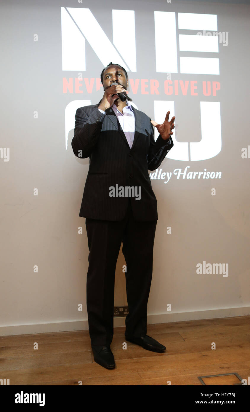 Guests attend Audley Harrison and The Samaritans Premiere Screening of ...