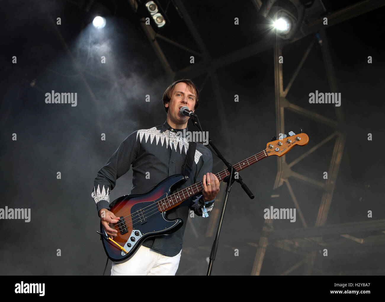 Dawn Penn and Jango Jango performing during Day Two of Camp Bestival ...