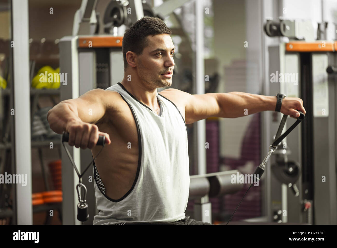 Serious good looking man working hi-res stock photography and images ...
