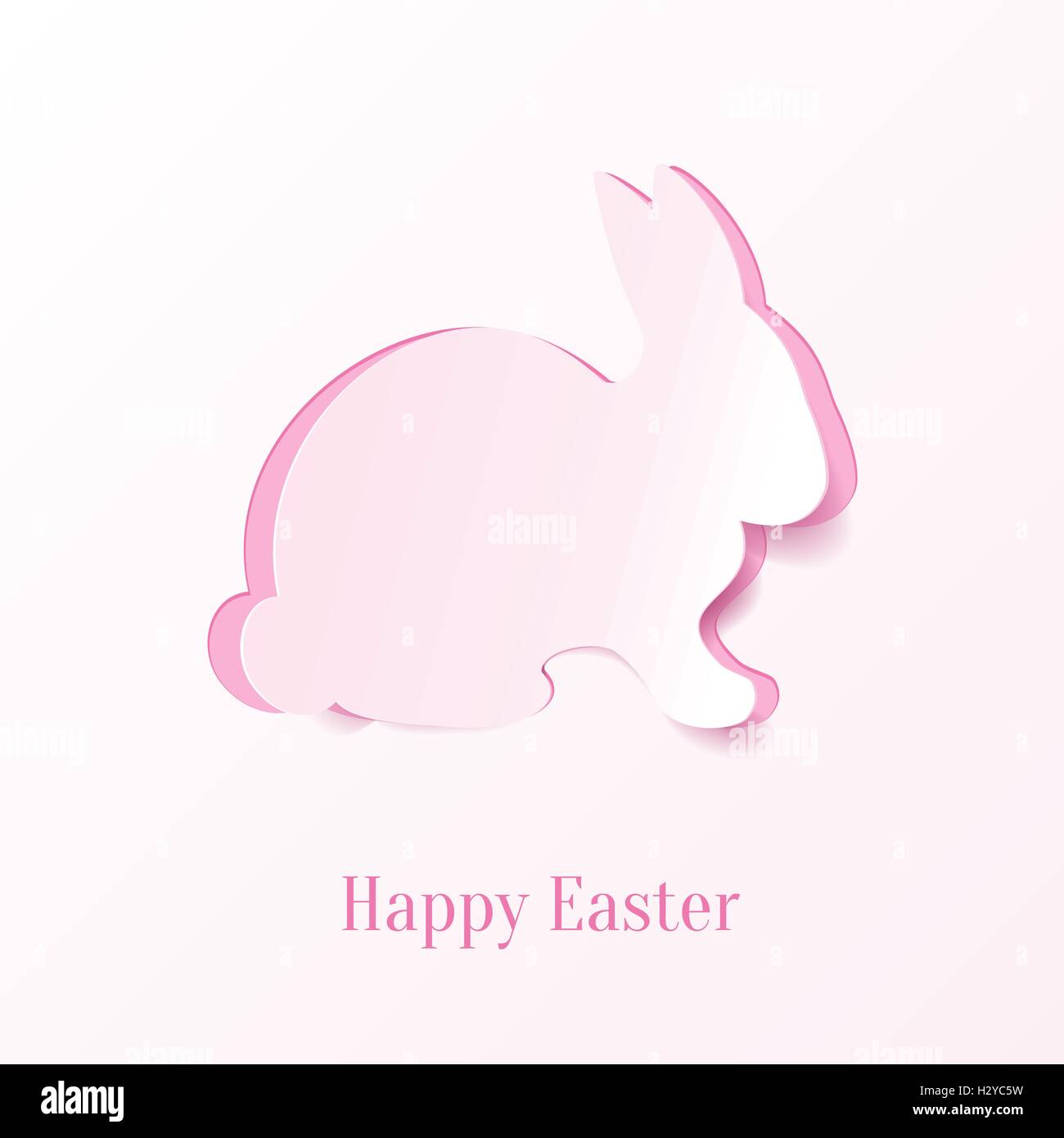 Creative Easter rabbit. Vector Illustration Stock Vector Image & Art ...