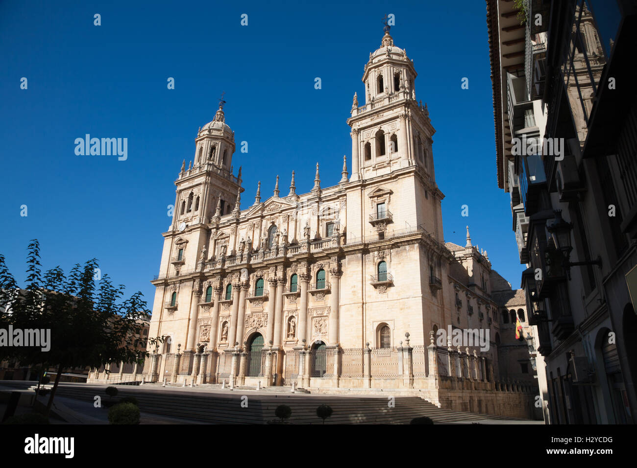 facade landmark of renaissance Cathedral of Asuncion, from XVI century ...