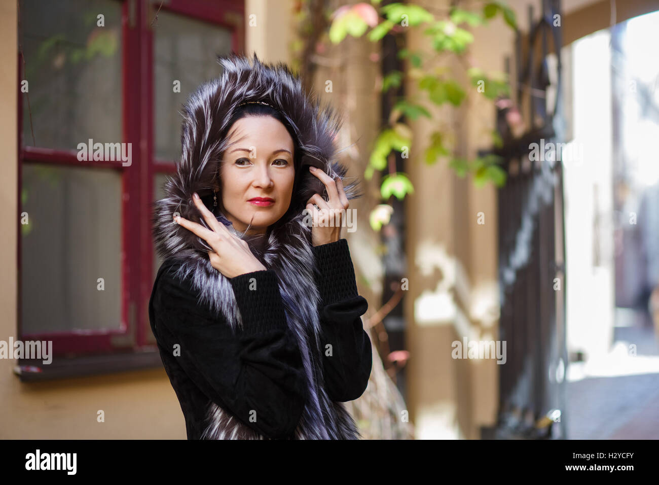 Beautiful woman portrait riga latvia hi-res stock photography and ...