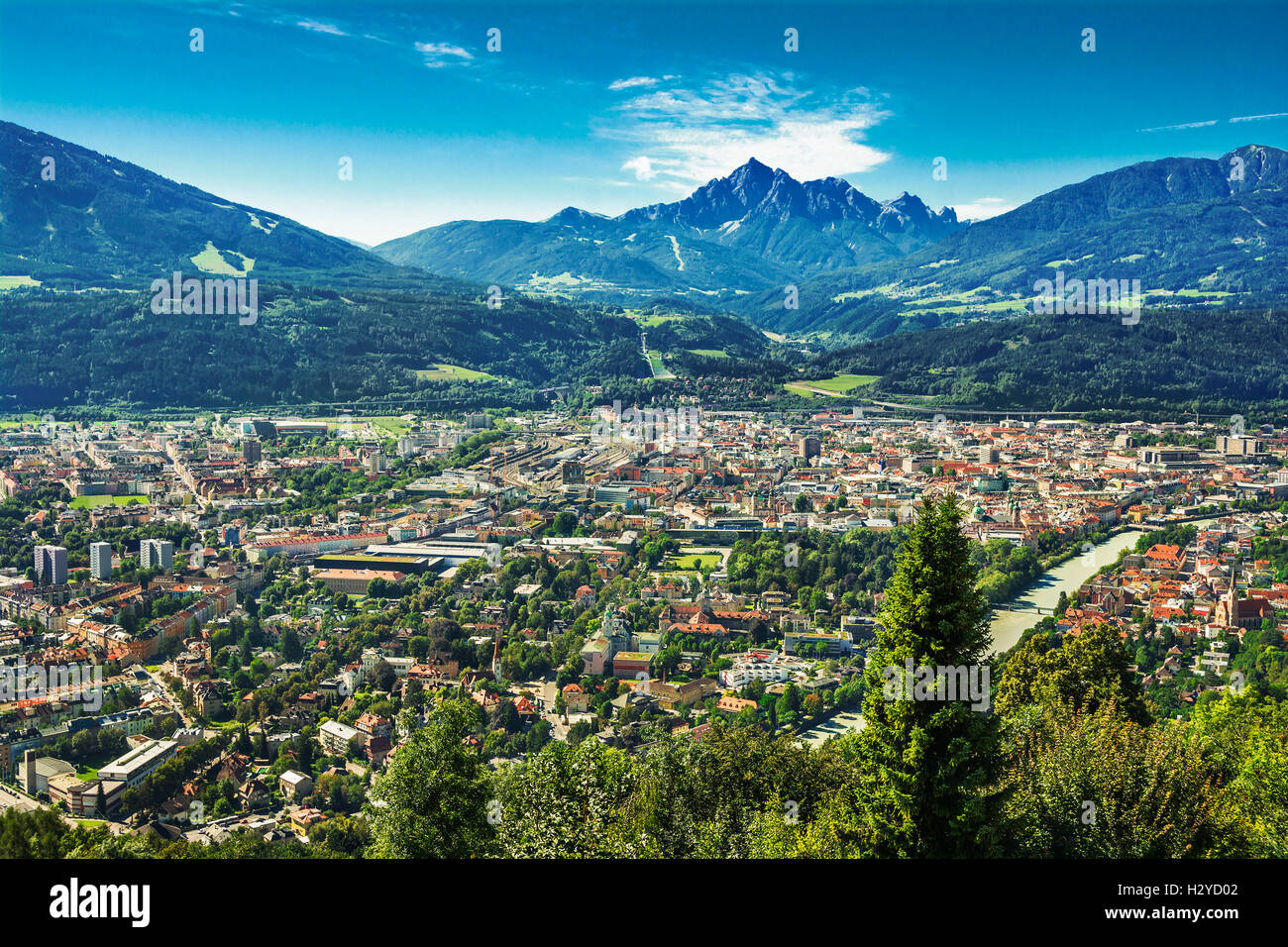 See austria from above hi-res stock photography and images - Alamy