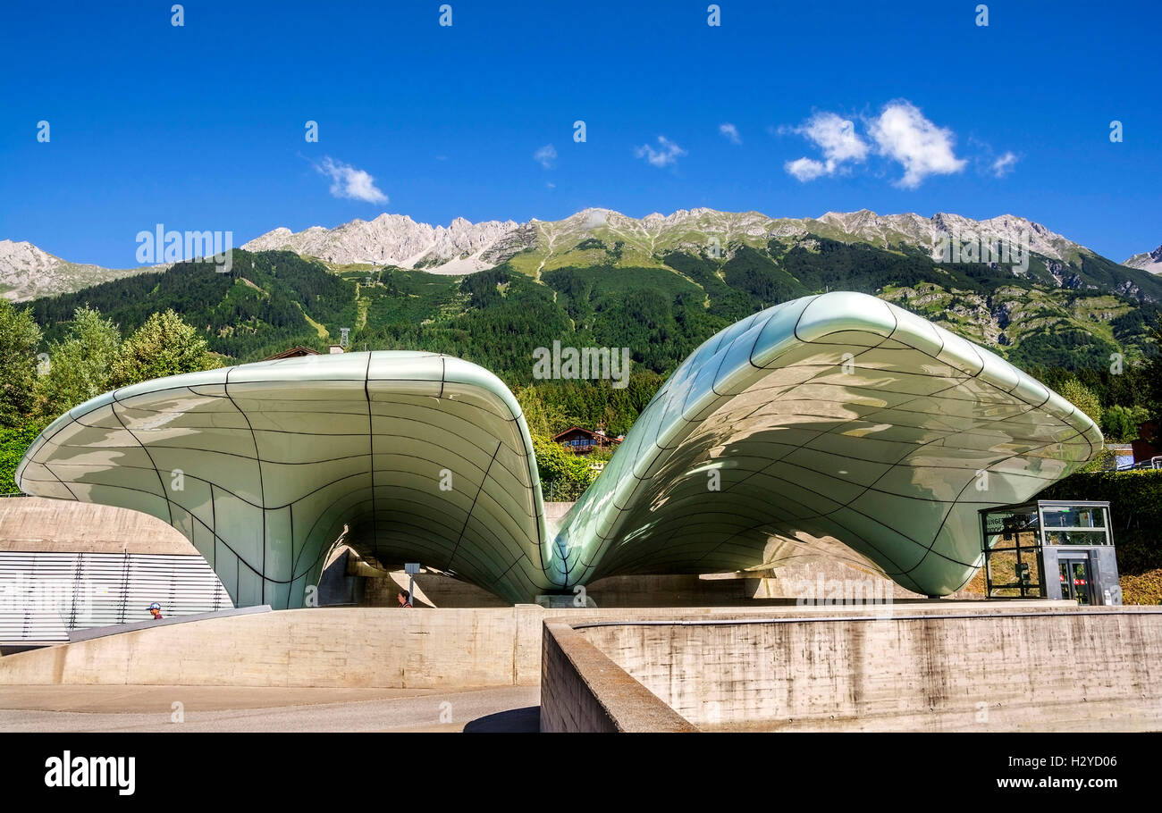 Hungerburgbahn, hybrid funicular railway Loewenhaus station designed by ...