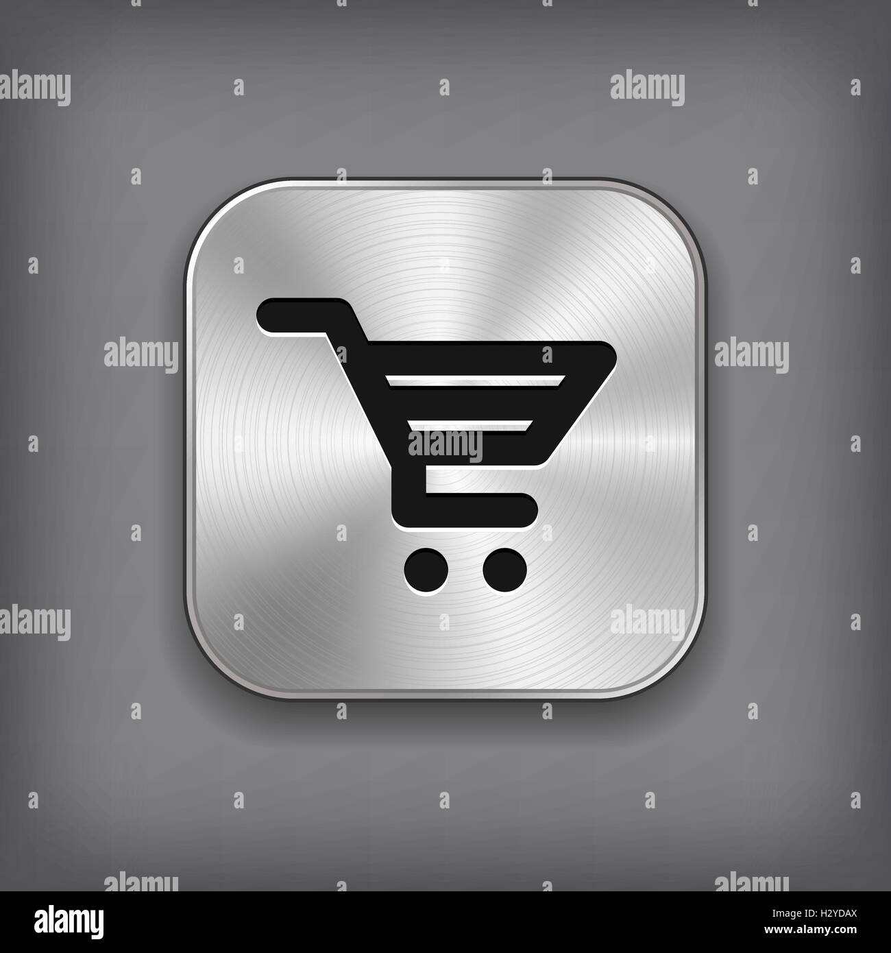 Black metal cart Stock Vector Images - Alamy