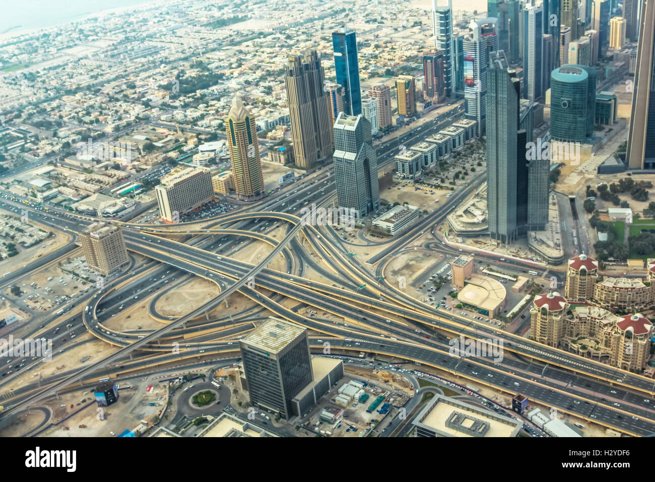 Dubai Downtown Highway Stock Photo - Alamy