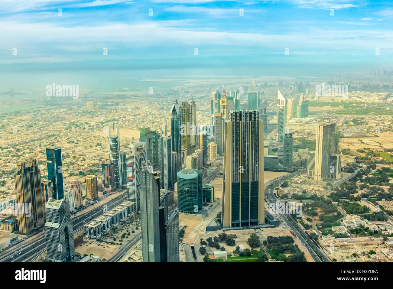 Dubai panorama hi-res stock photography and images - Alamy