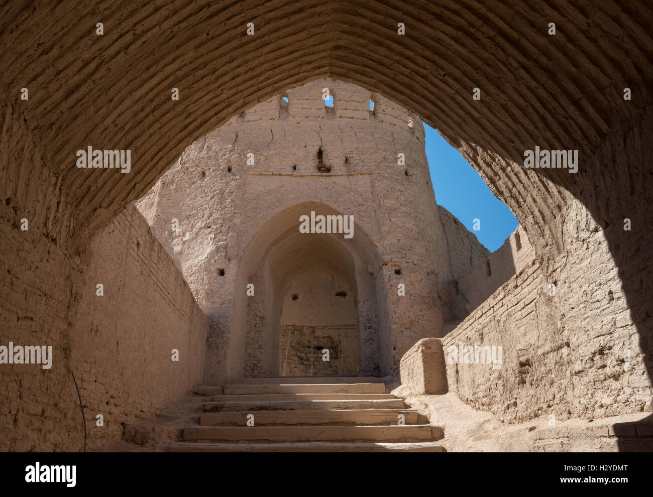 Meybod, Narin Qal’eh (Castle), Fortified Entrance Stock Photo - Alamy