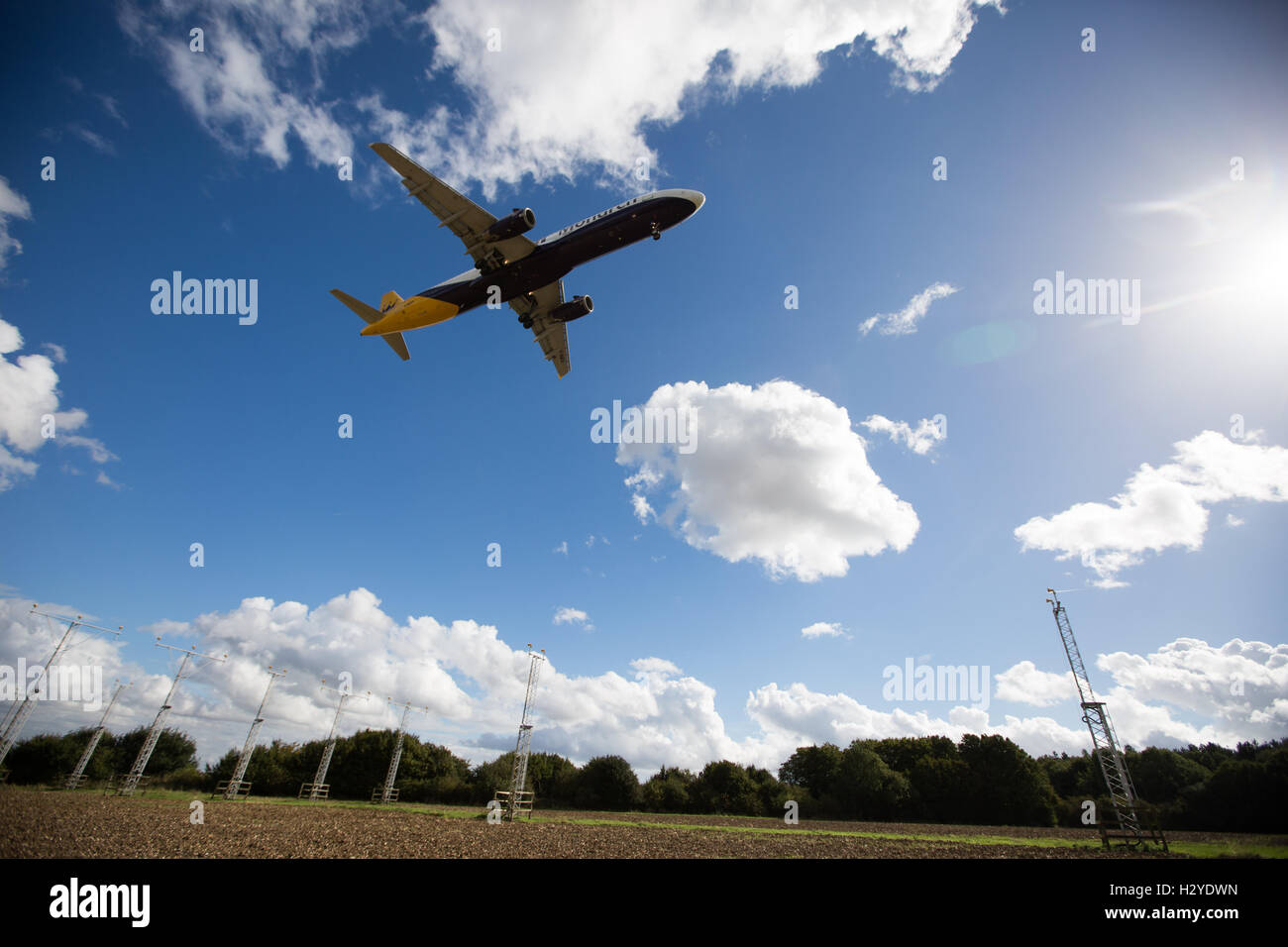 Monarch Airlines plane at Luton Airport on Friday afternoon Sept 30th ...