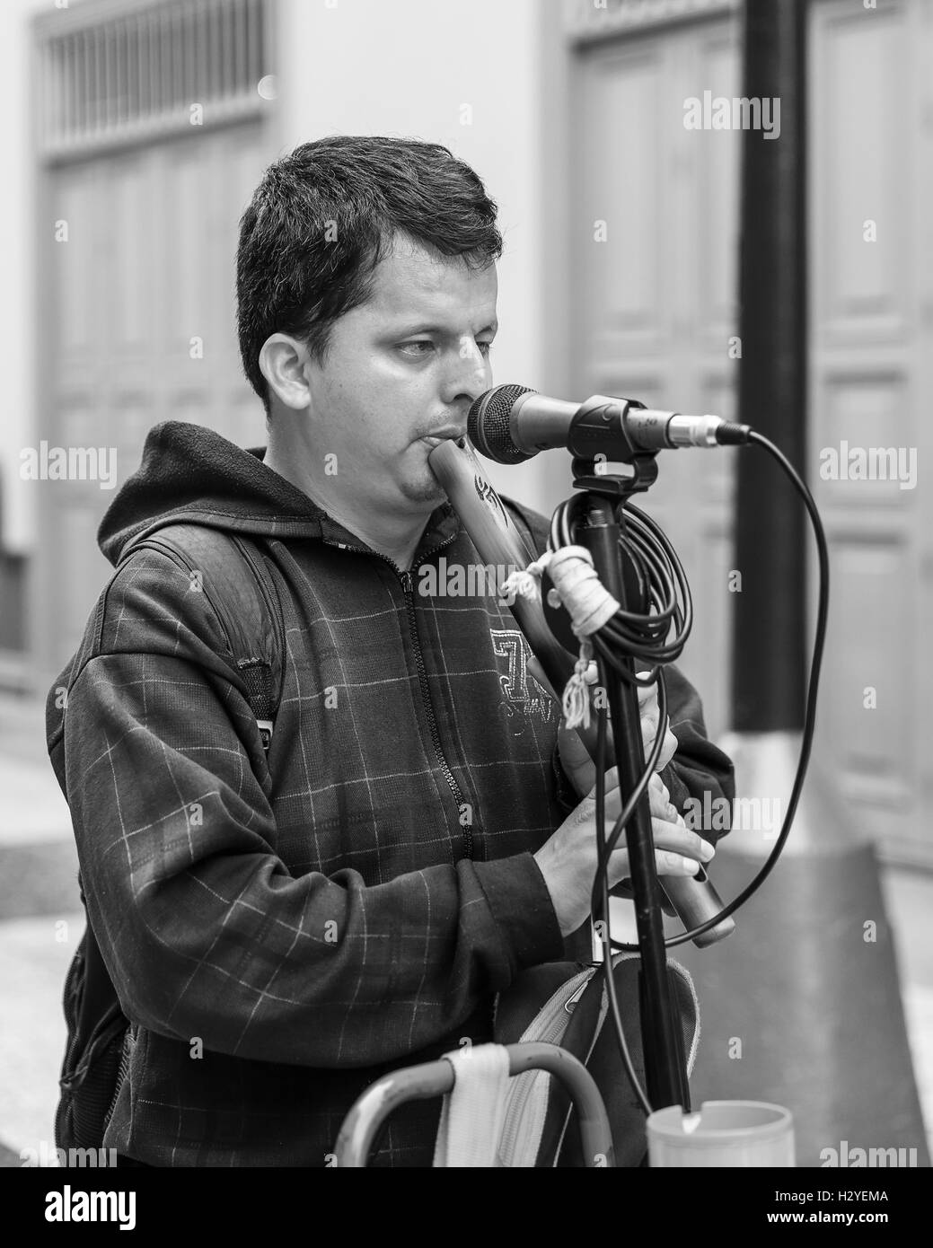 Blind man Black and White Stock Photos & Images - Alamy