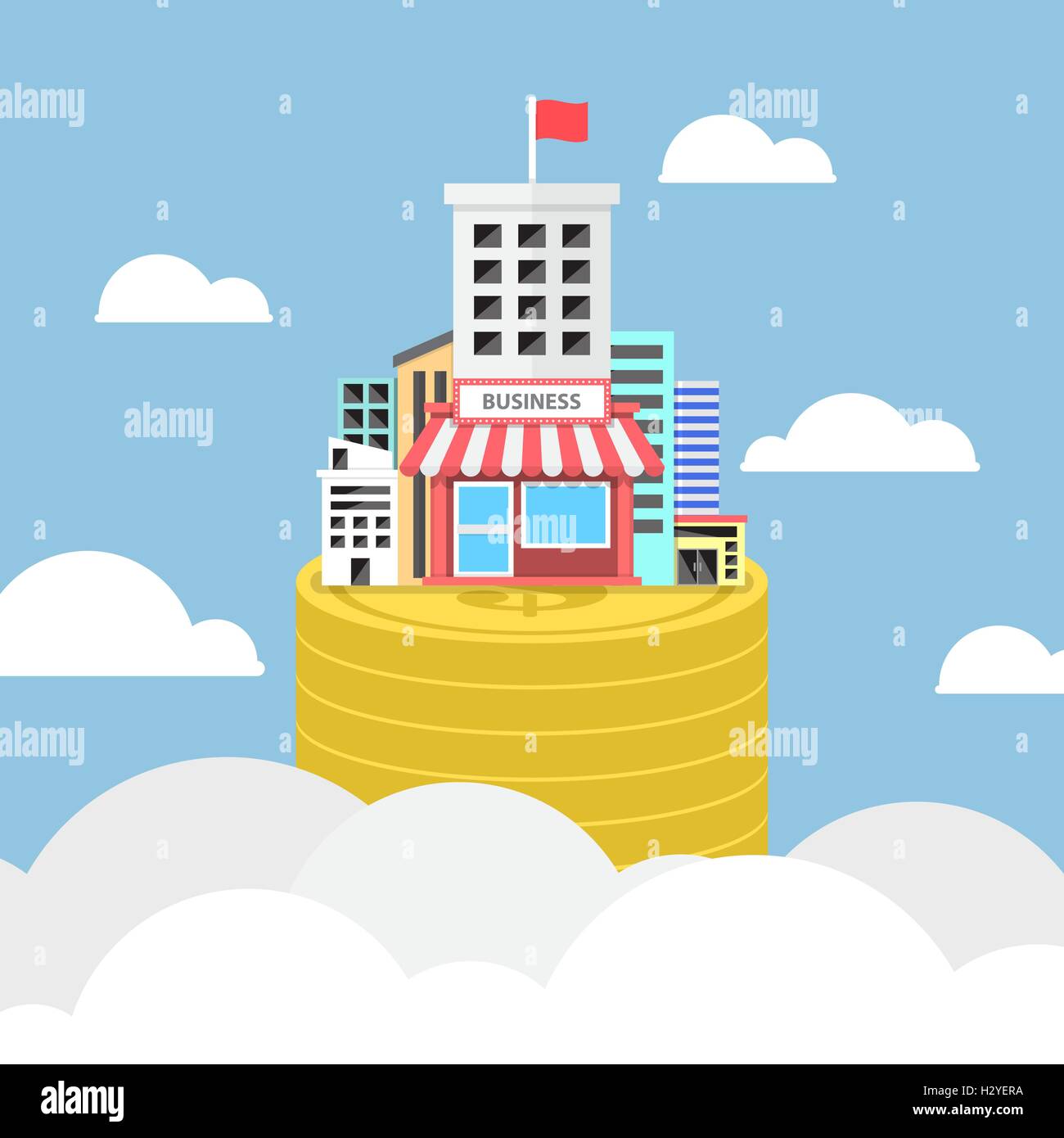 Economic architecture Stock Vector Images - Alamy