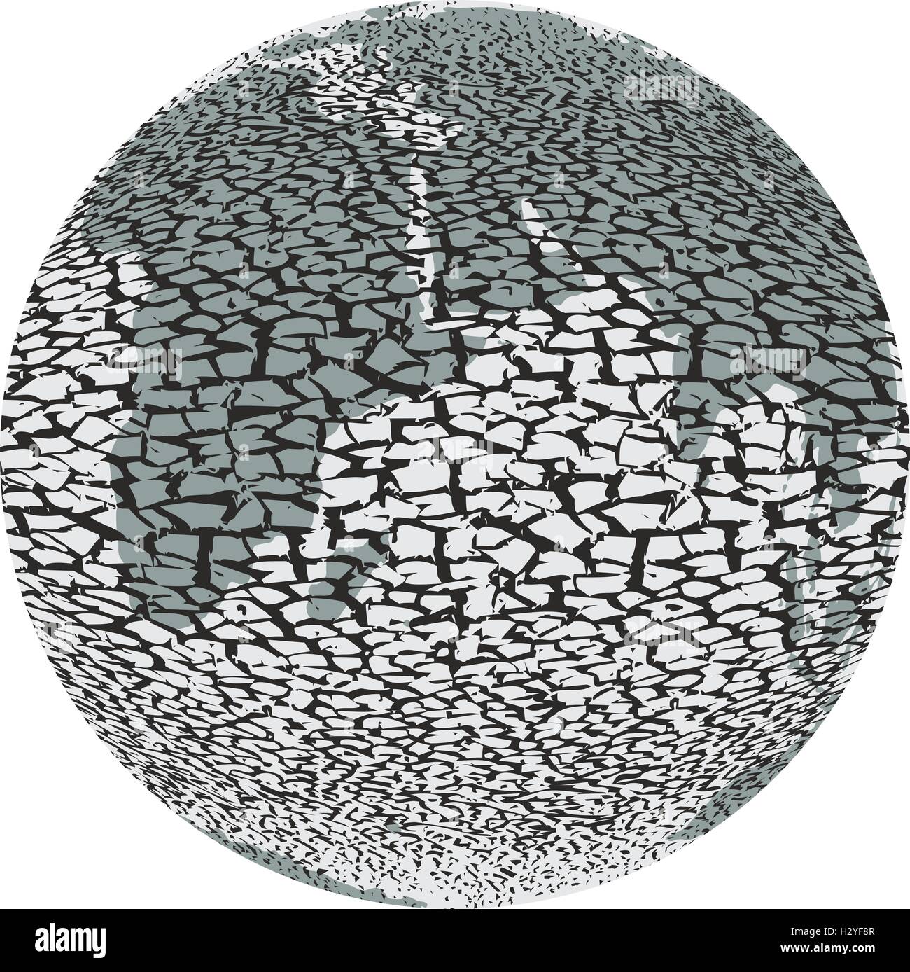 Global devastation the planet earth Stock Photo - Alamy