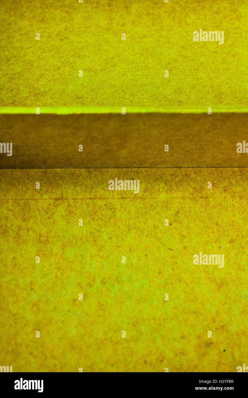 Inside of gold/ yellow cardboard box Stock Photo - Alamy