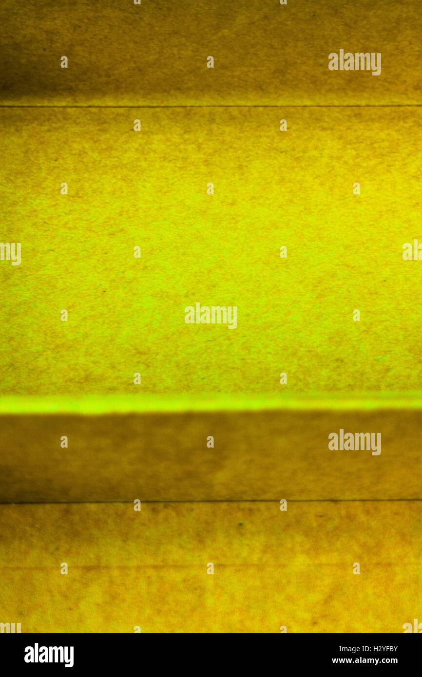 Inside of gold cardboard box Stock Photo - Alamy