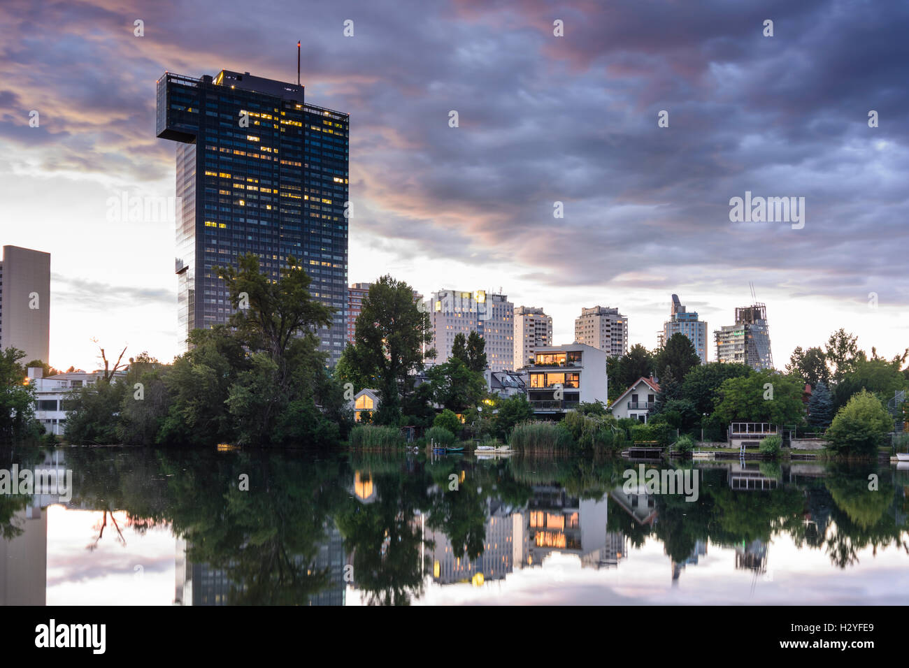 Wien izd tower hi-res stock photography and images - Alamy