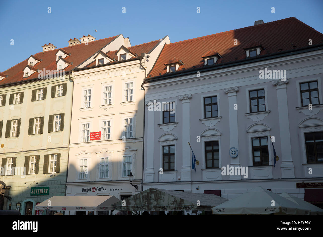 Ornate buildings in Bratislava Slovakia Stock Photo - Alamy