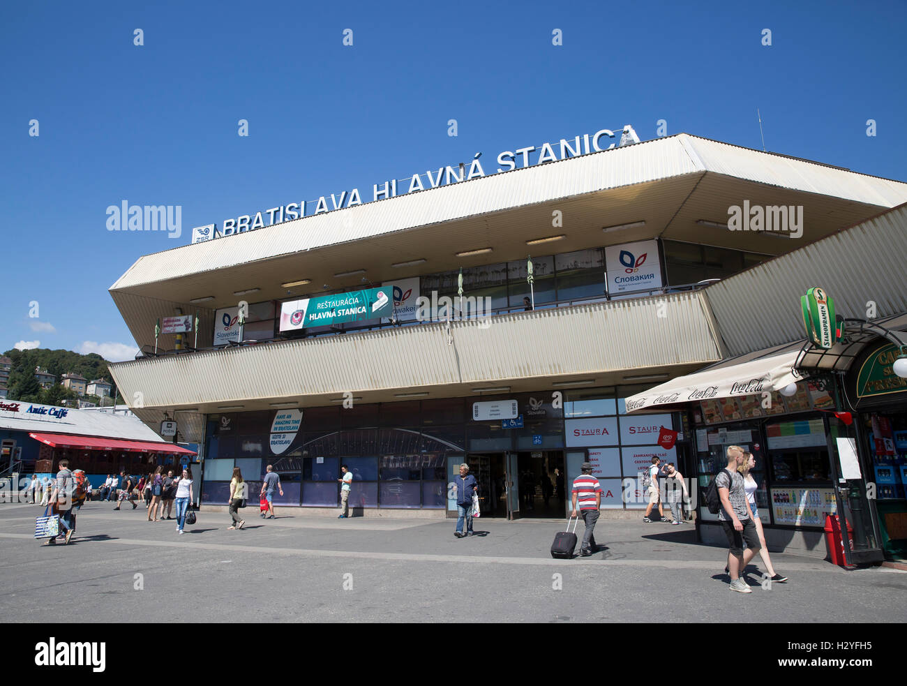 Bratislava train station in Slovakia Stock Photo - Alamy