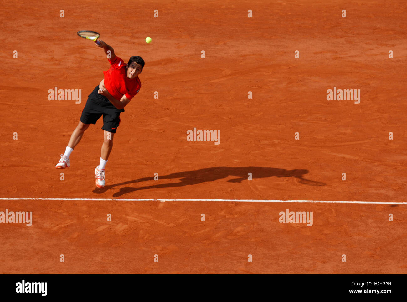 Nicolas Almagro, Spain, French Open 2010, ITF Grand Slam Tournament ...