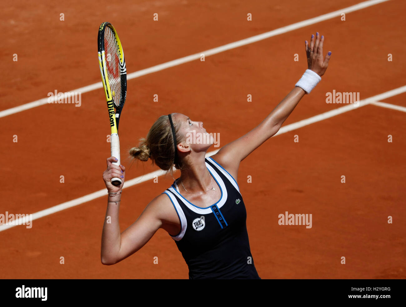 Mathilde Johansson, France, French Open 2010, ITF Grand Slam Tournament ...