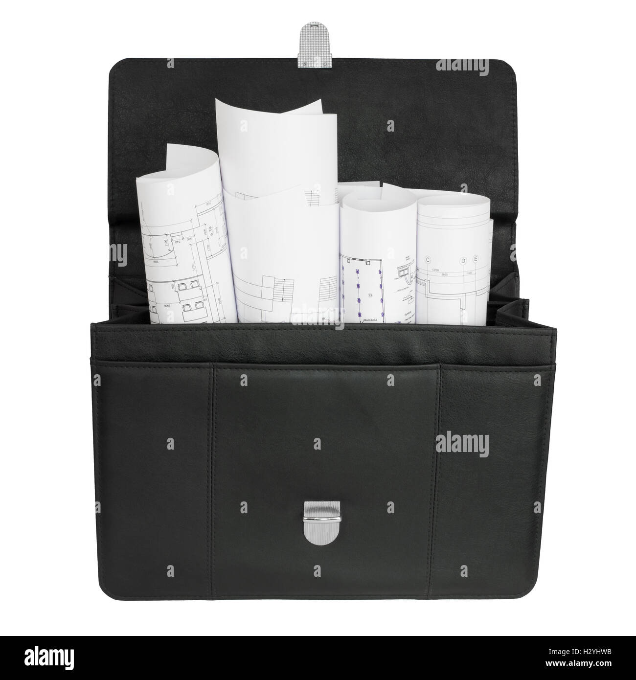 Leather briefcase drawing hi-res stock photography and images - Alamy