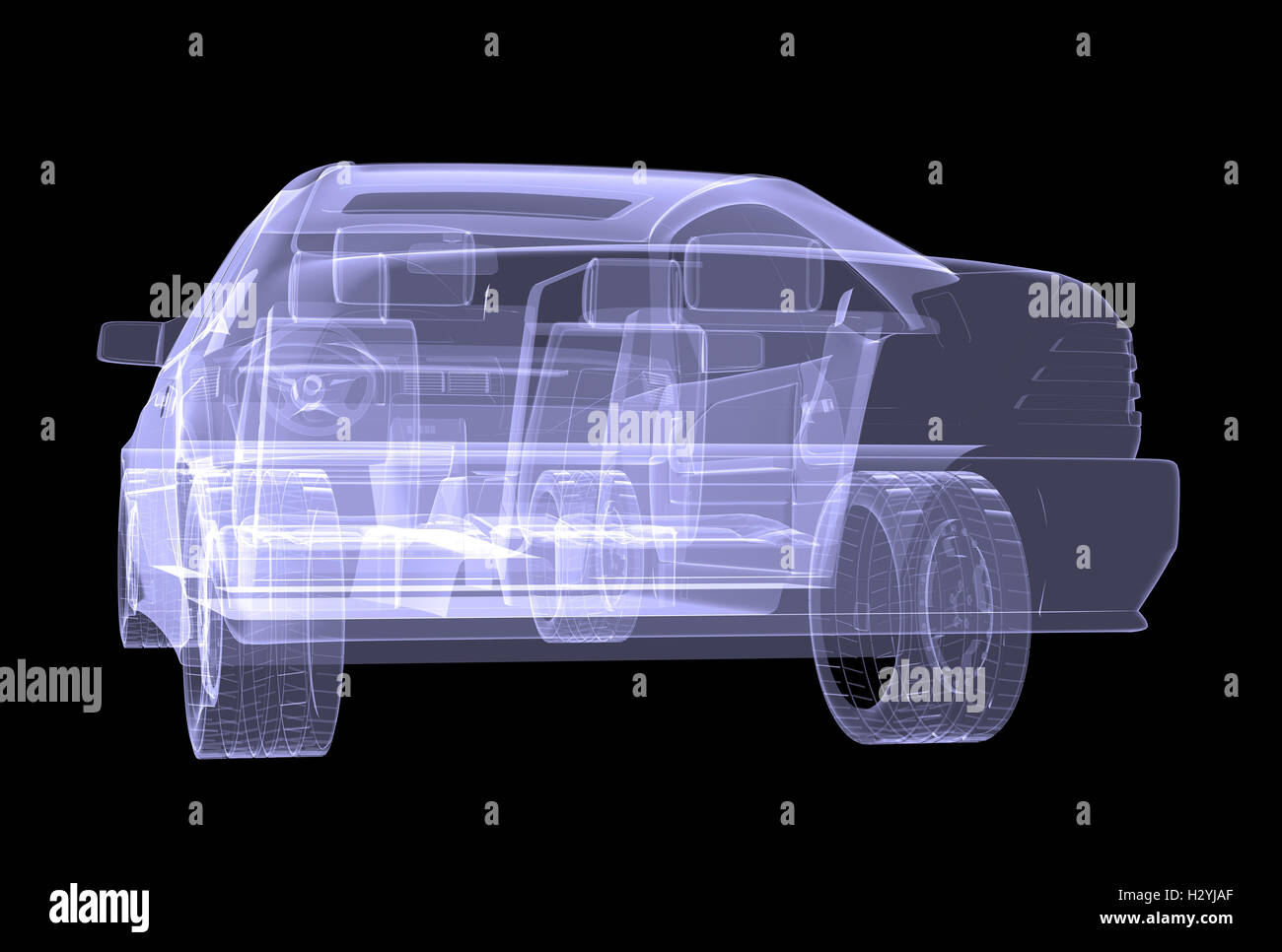 X-ray concept car Stock Photo - Alamy