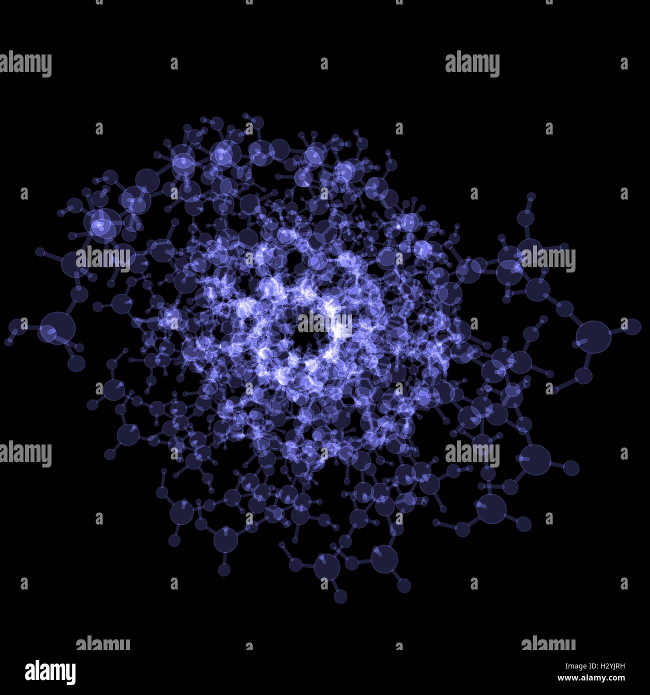 Abstract DNA molecule. X-ray Stock Photo - Alamy