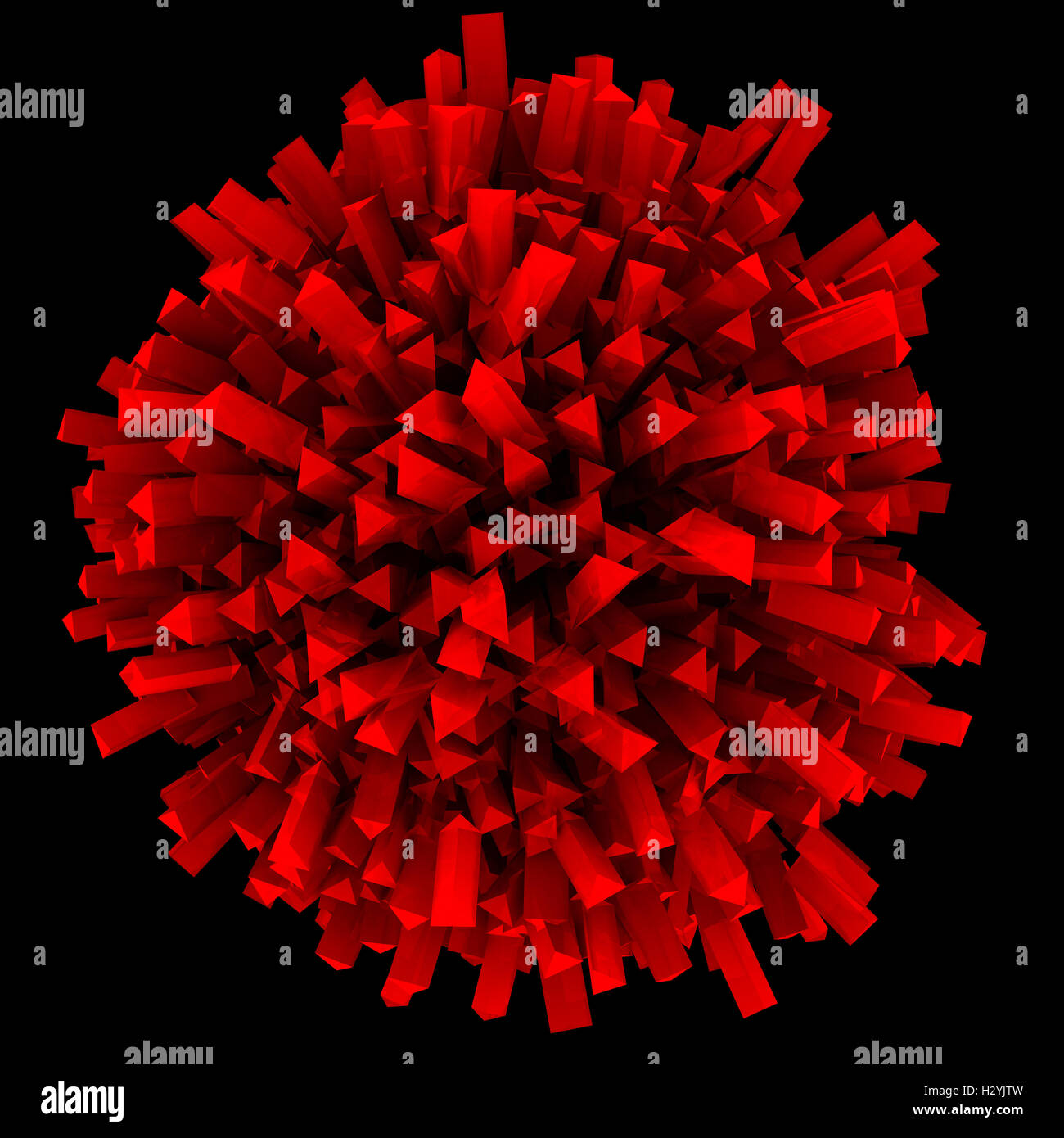 Abstract sphere red Stock Photo - Alamy