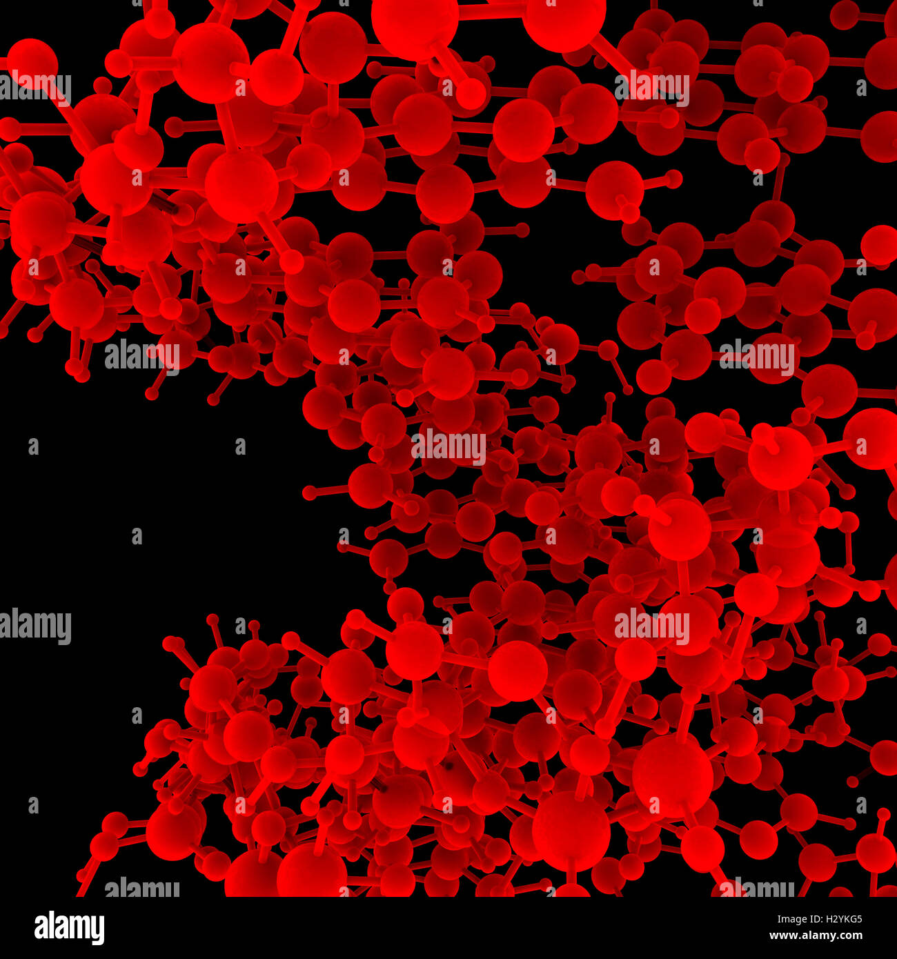 Red abstract molecule DNA Stock Photo - Alamy