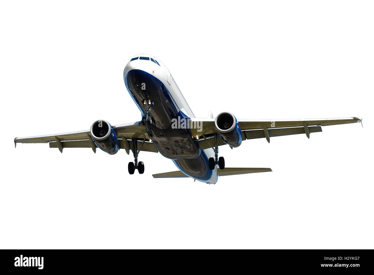 Plane isolated on a white background Stock Photo - Alamy