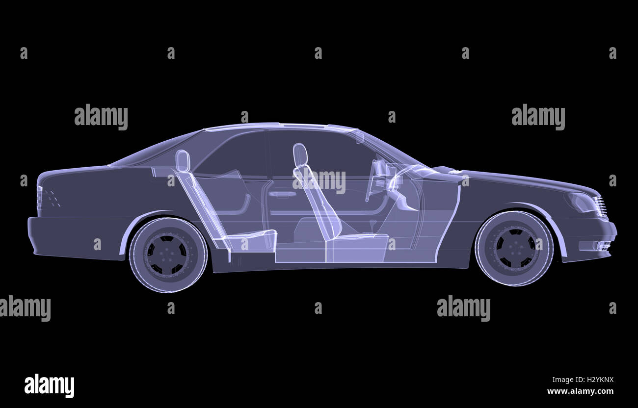 X-ray concept car Stock Photo - Alamy