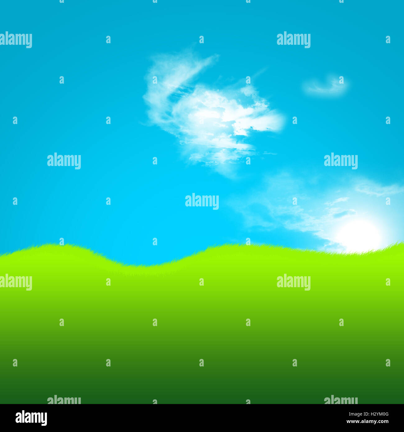 Blue 2d background hi-res stock photography and images - Alamy