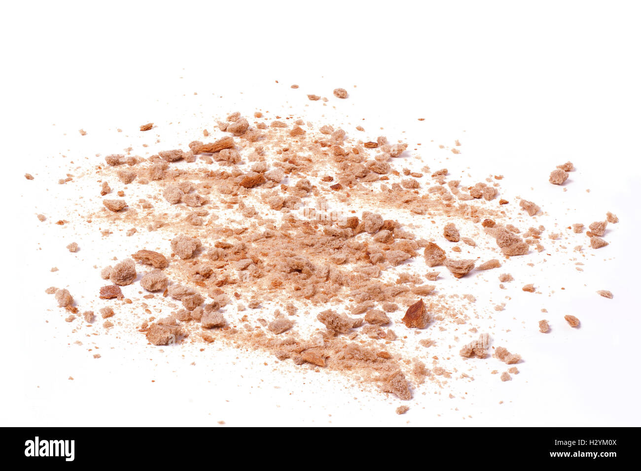 Food background bread crumbs Cut Out Stock Images & Pictures - Alamy