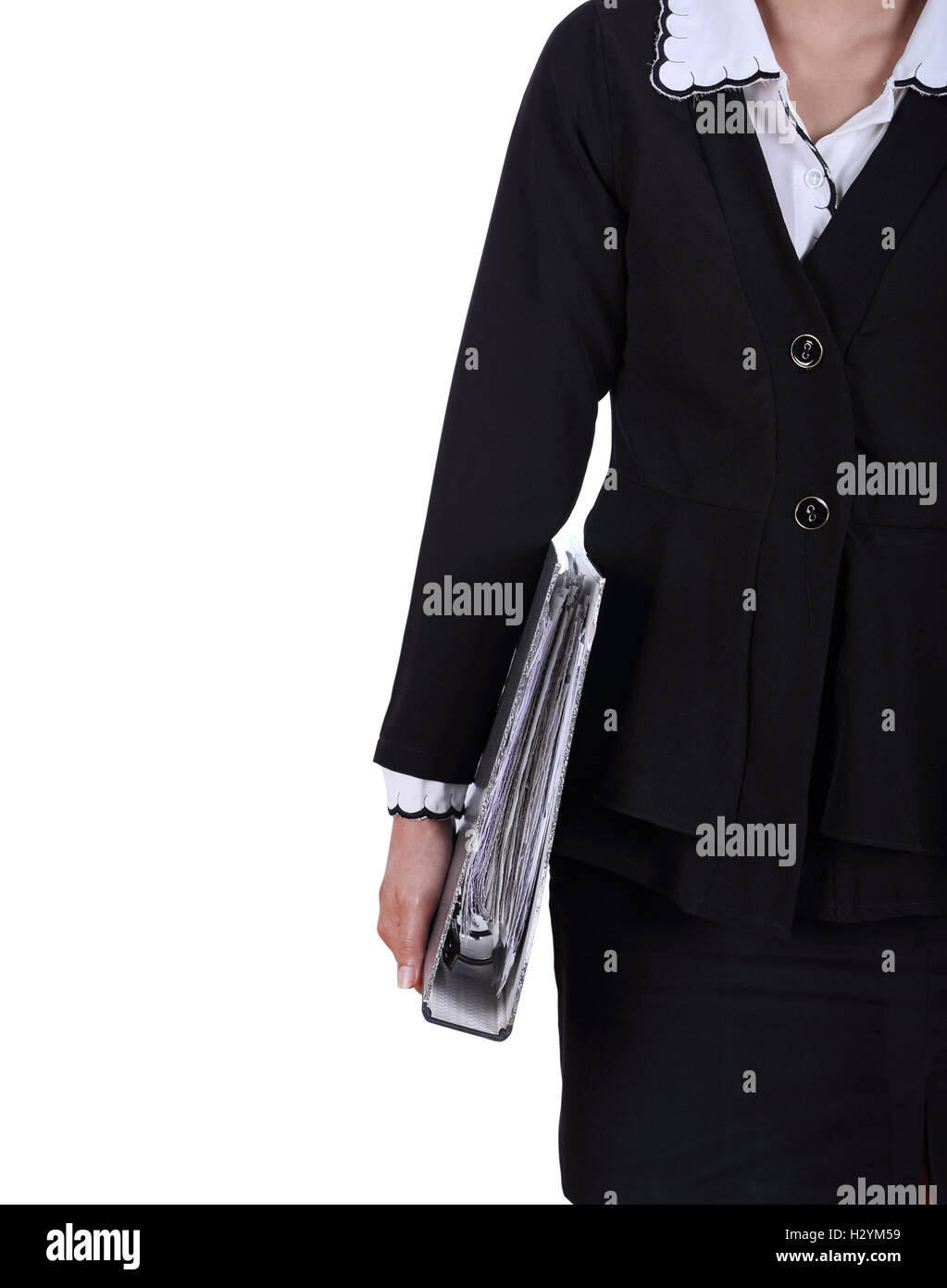 Woman holds in hands pile hi-res stock photography and images - Alamy