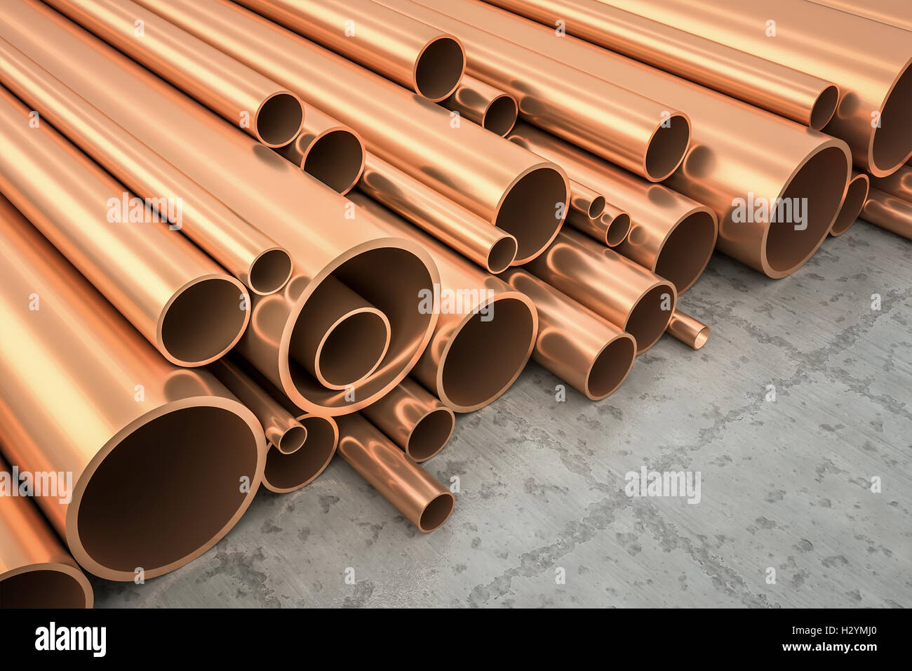 Copper pipes hi-res stock photography and images - Alamy