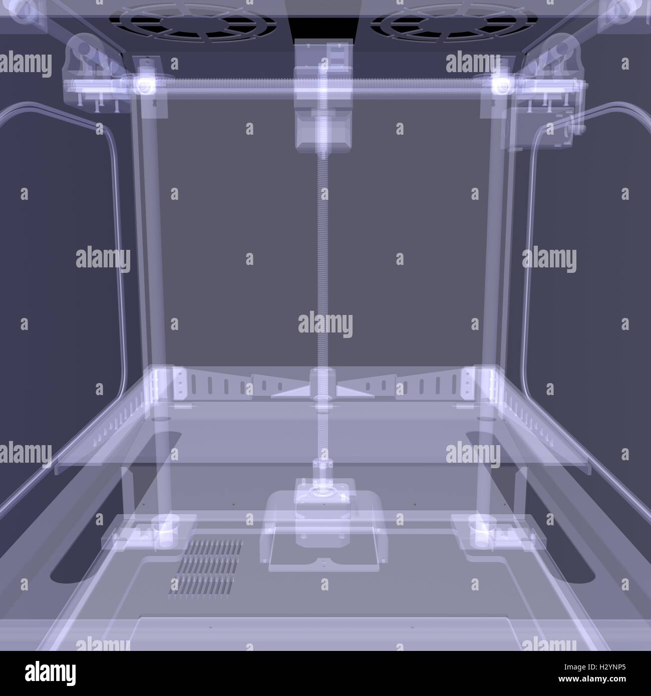 3d printer. X-ray render Stock Photo - Alamy