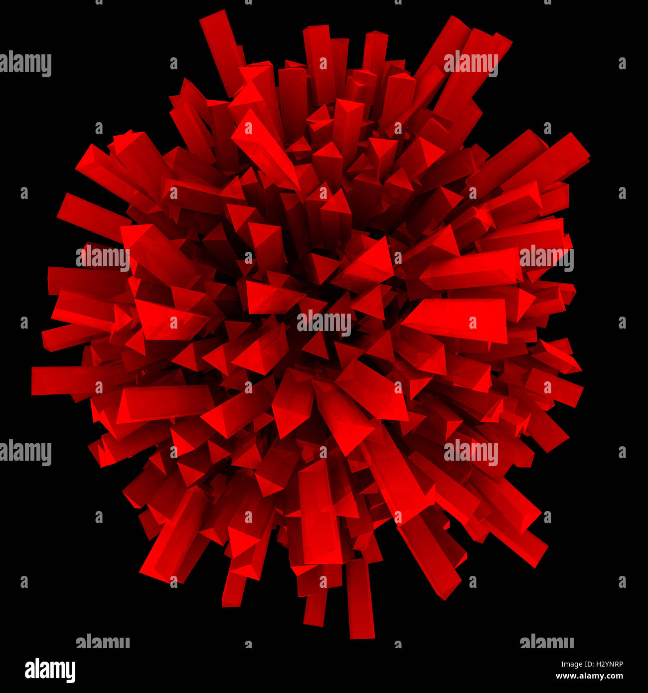 Abstract sphere red Stock Photo - Alamy